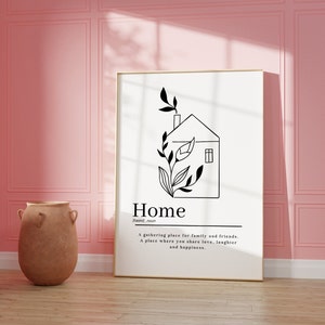 Printable Home Definition Dictionary Art | Instant Access | Customize ...