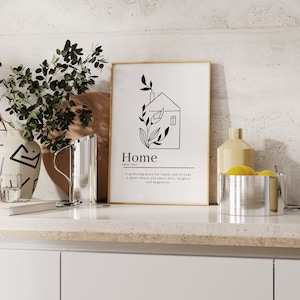 Printable Home Definition Dictionary Art | Instant Access | Customize ...