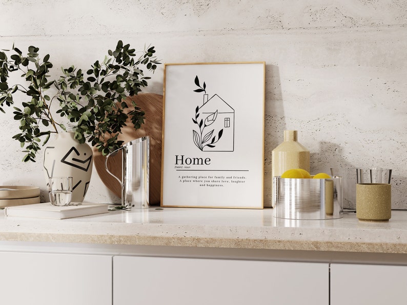 Printable Home Definition Dictionary Art | Instant Access | Customize ...