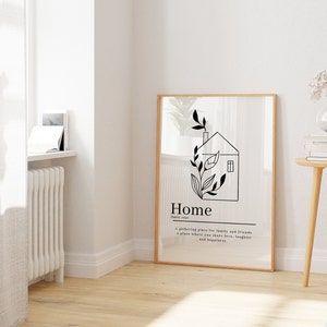 Printable Home Definition Dictionary Art | Instant Access | Customize ...