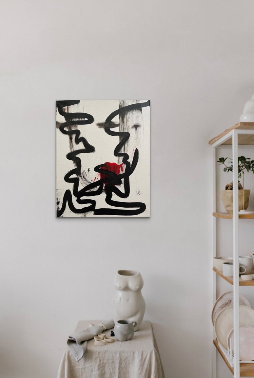 Paradox by S.E - Original. Reversal, Lineart , Acrylic Painting ...
