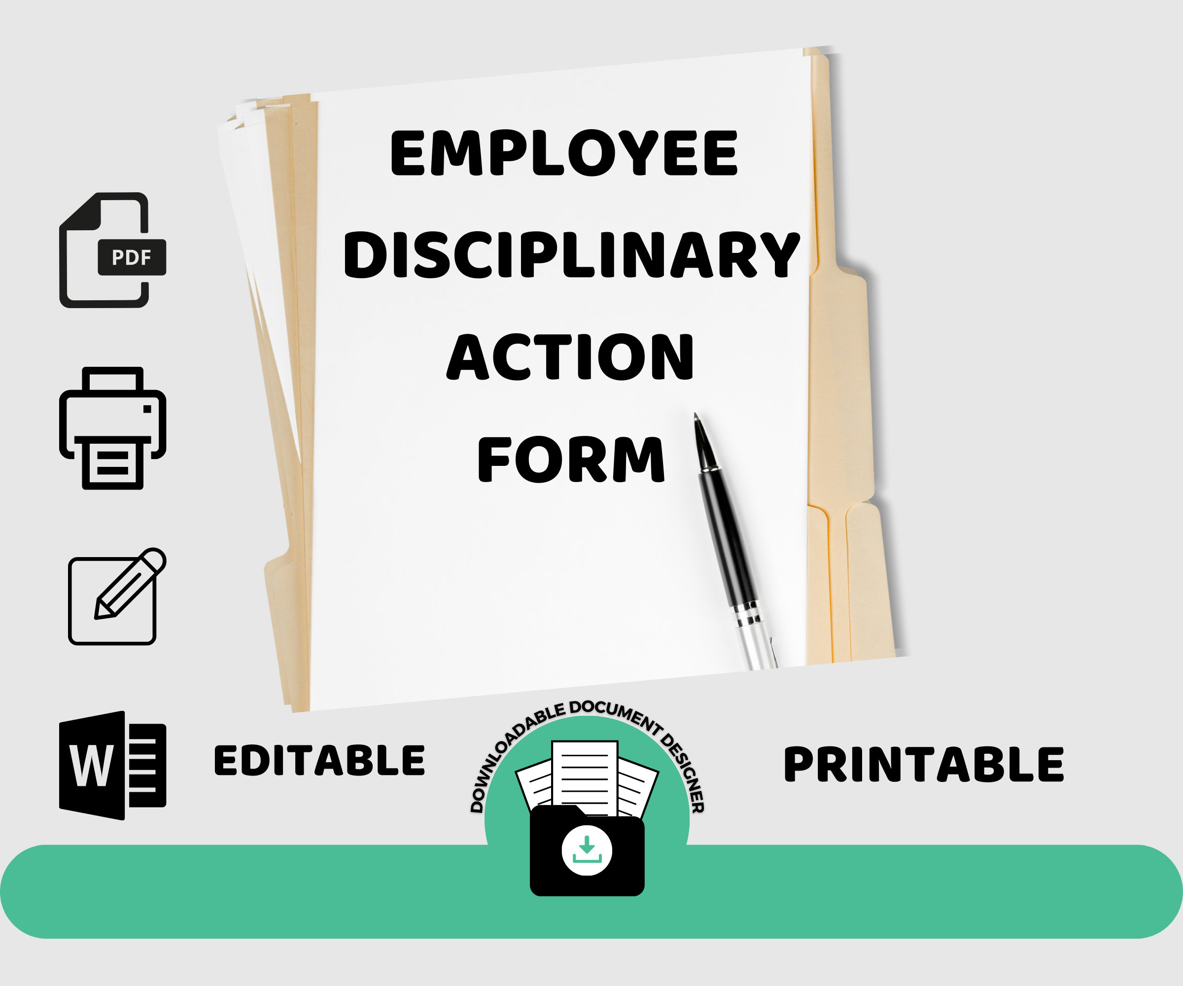 Disciplinary Action Form Template