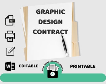 Contract for Graphic Design and Brand Development Fillable PDF Contract ...