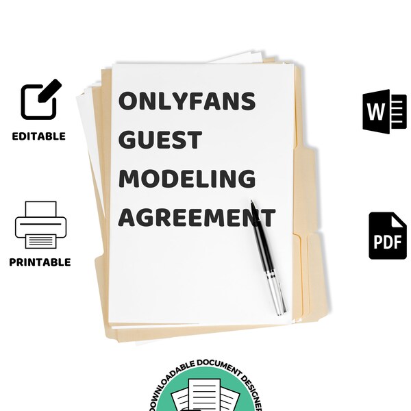 Only Fans Contract - Etsy