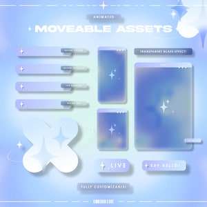 Aesthetic Y2K | Animated Stream Overlay Pack - Etsy