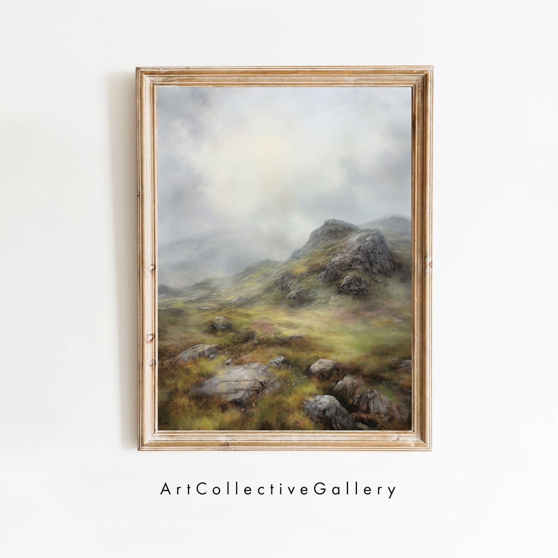 Scotland Highland Print Set of 3 Vintage Oil Painting of Scottish ...