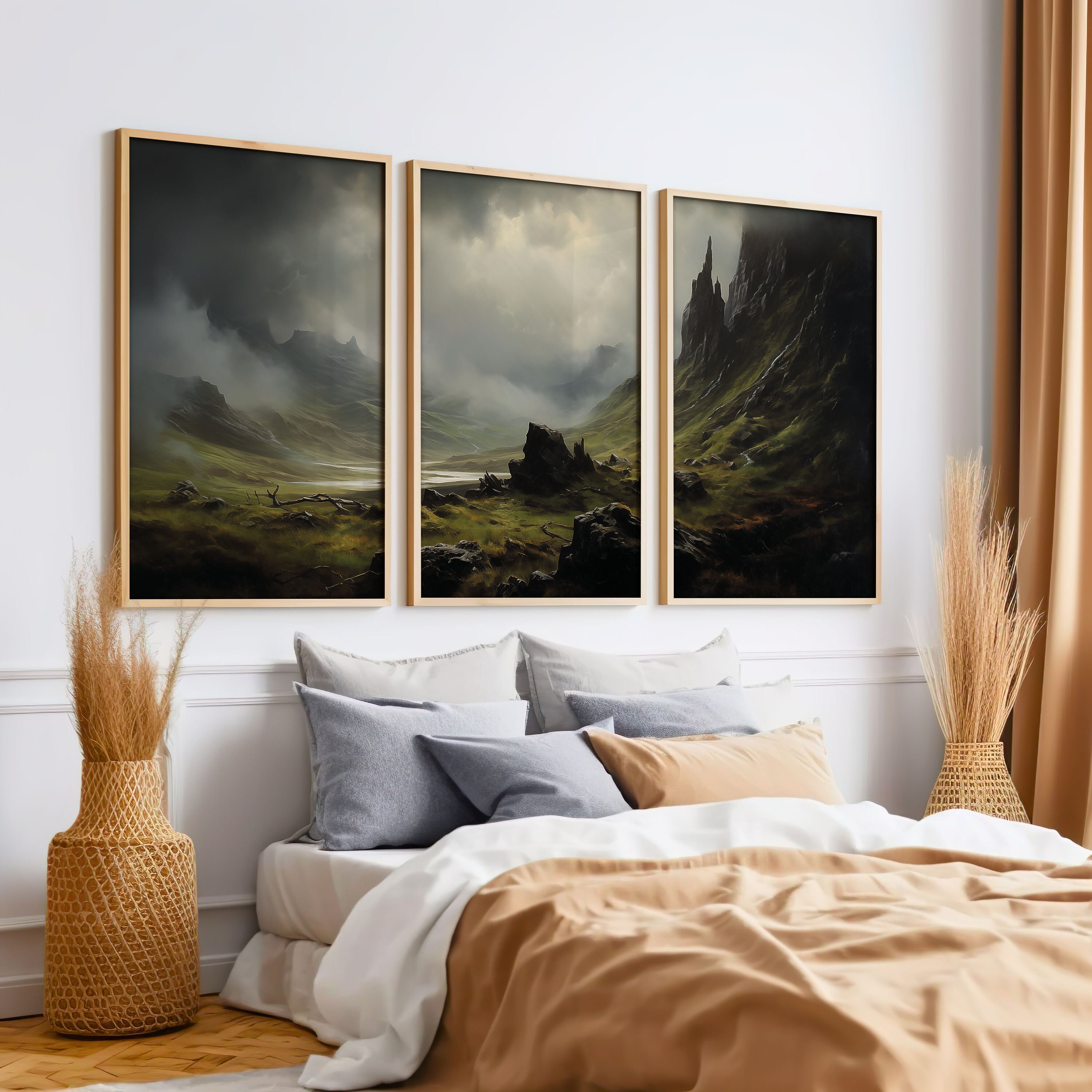 Panorama Poster Scotland Print Set of 3 Authentic Landscape Artwork ...