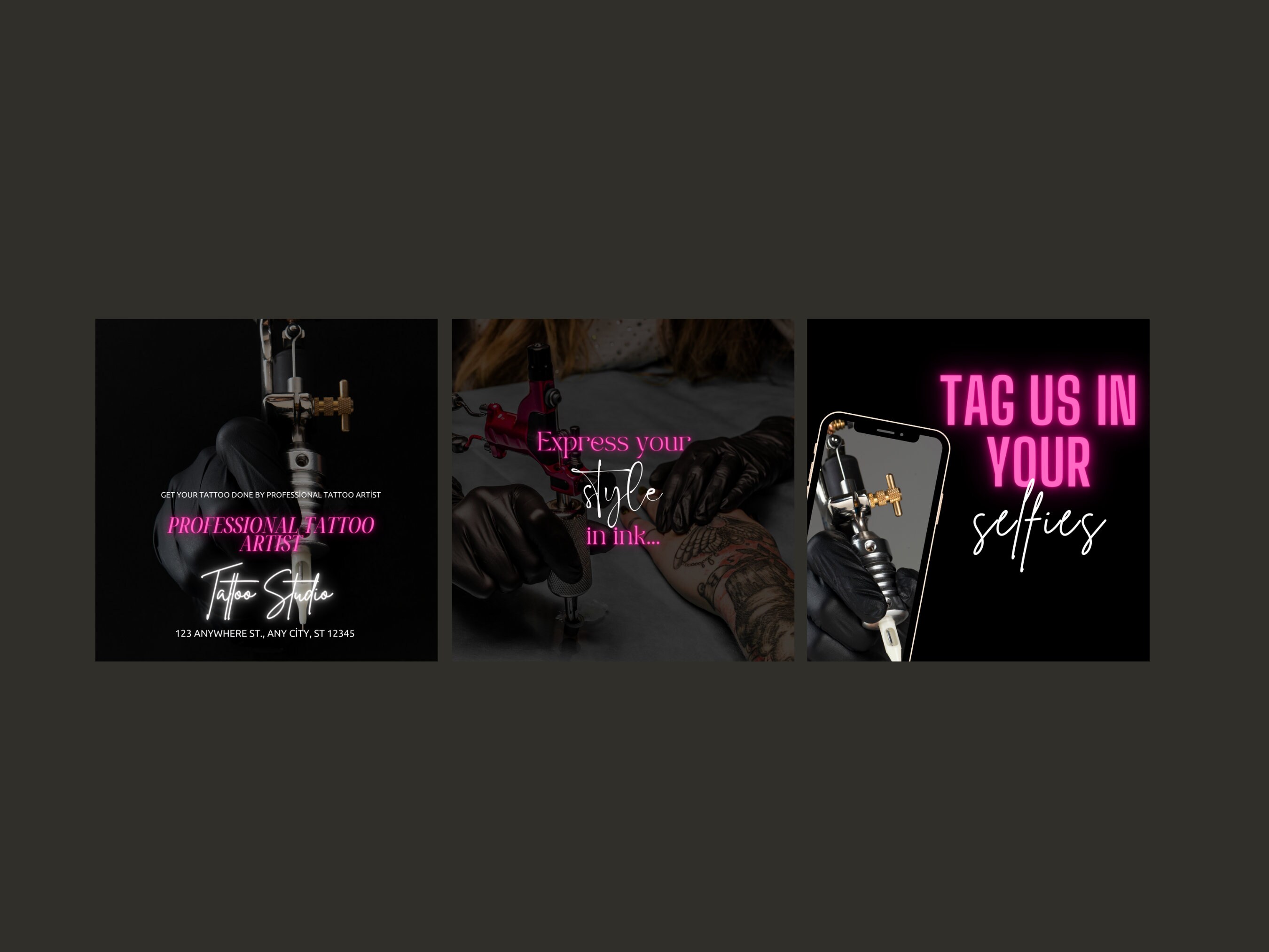 Tattoo Artist Instagram Template , Tattoo Artist Posts, Tattoo Artist ...