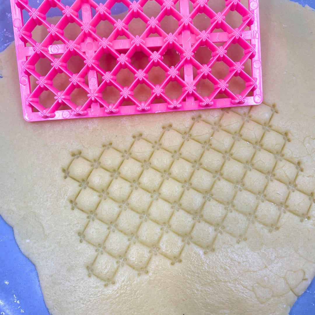 Diamond Pattern Cookie Cutter, Fondant Texture Press s11734269 - Etsy
