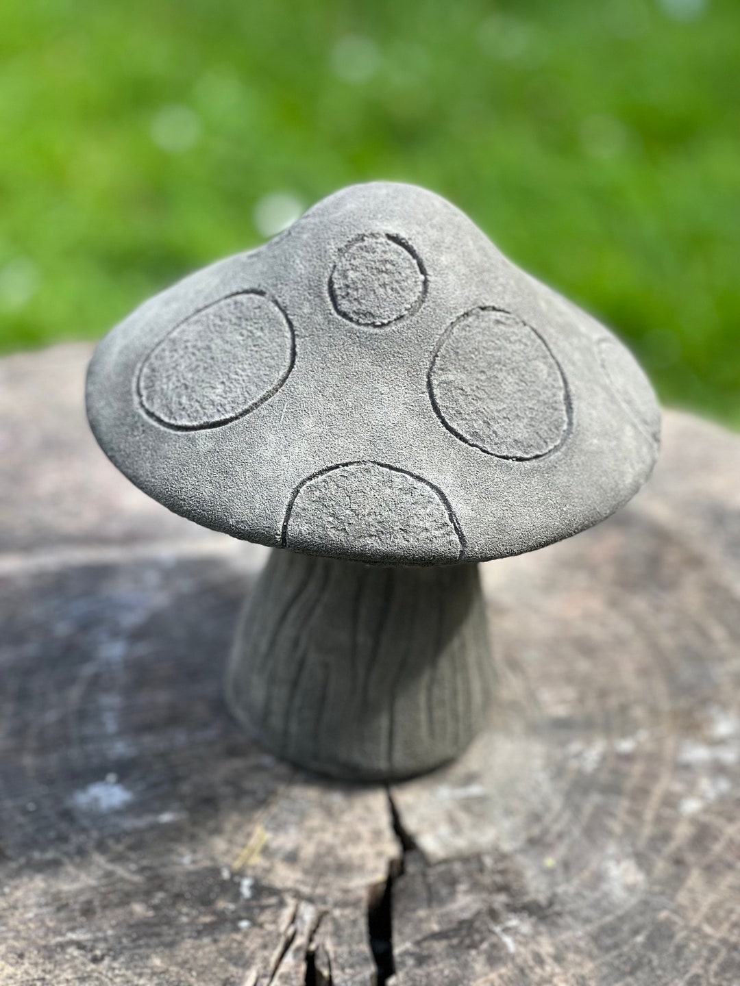 Stone/concrete Fairy Toadstool Garden Ornament Statue - Etsy