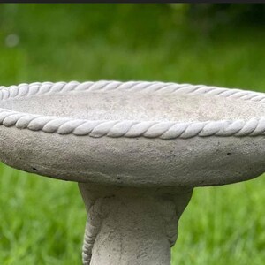 Stone/ Concrete Bird Bath TOP - Etsy