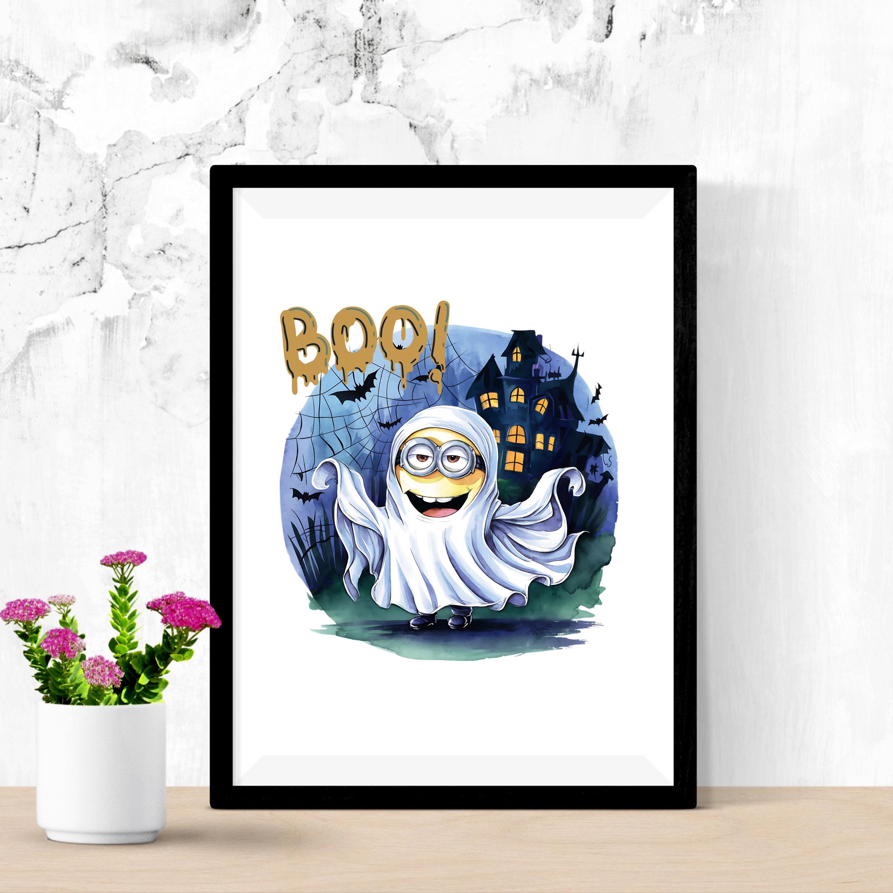 Watercolor Ghost Minion PNG, for Kid PNG, Minion Sublime PNG Design ...