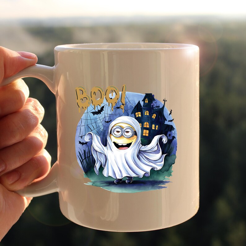 Watercolor Ghost Minion PNG, for Kid PNG, Minion Sublime PNG Design ...