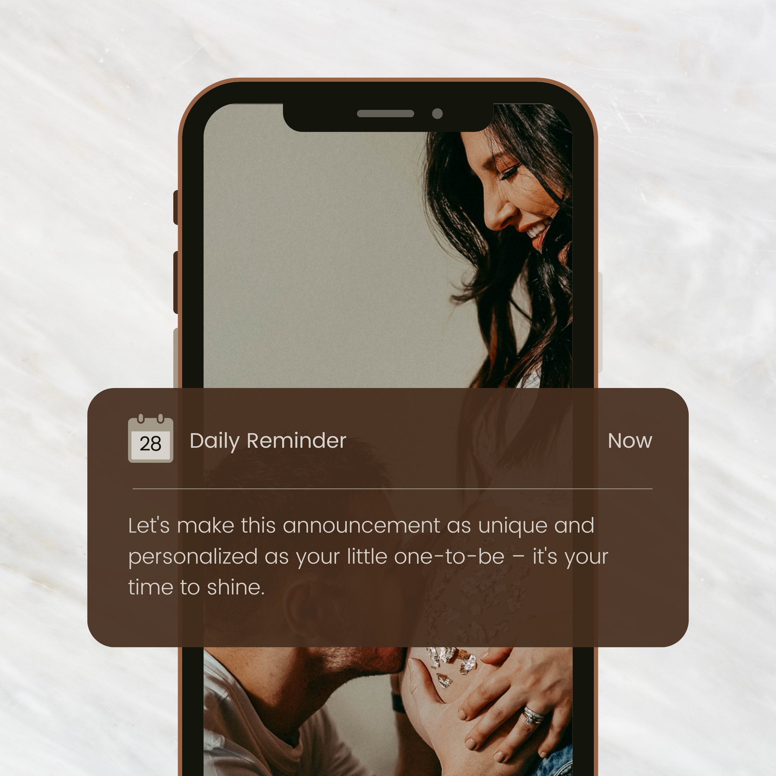 Editable Pregnancy Reveal Video Template, Baby Reveal Social Media Post ...
