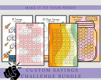 5000 Savings Challenge 100 Envelope Challenge Money Saving - Etsy Canada