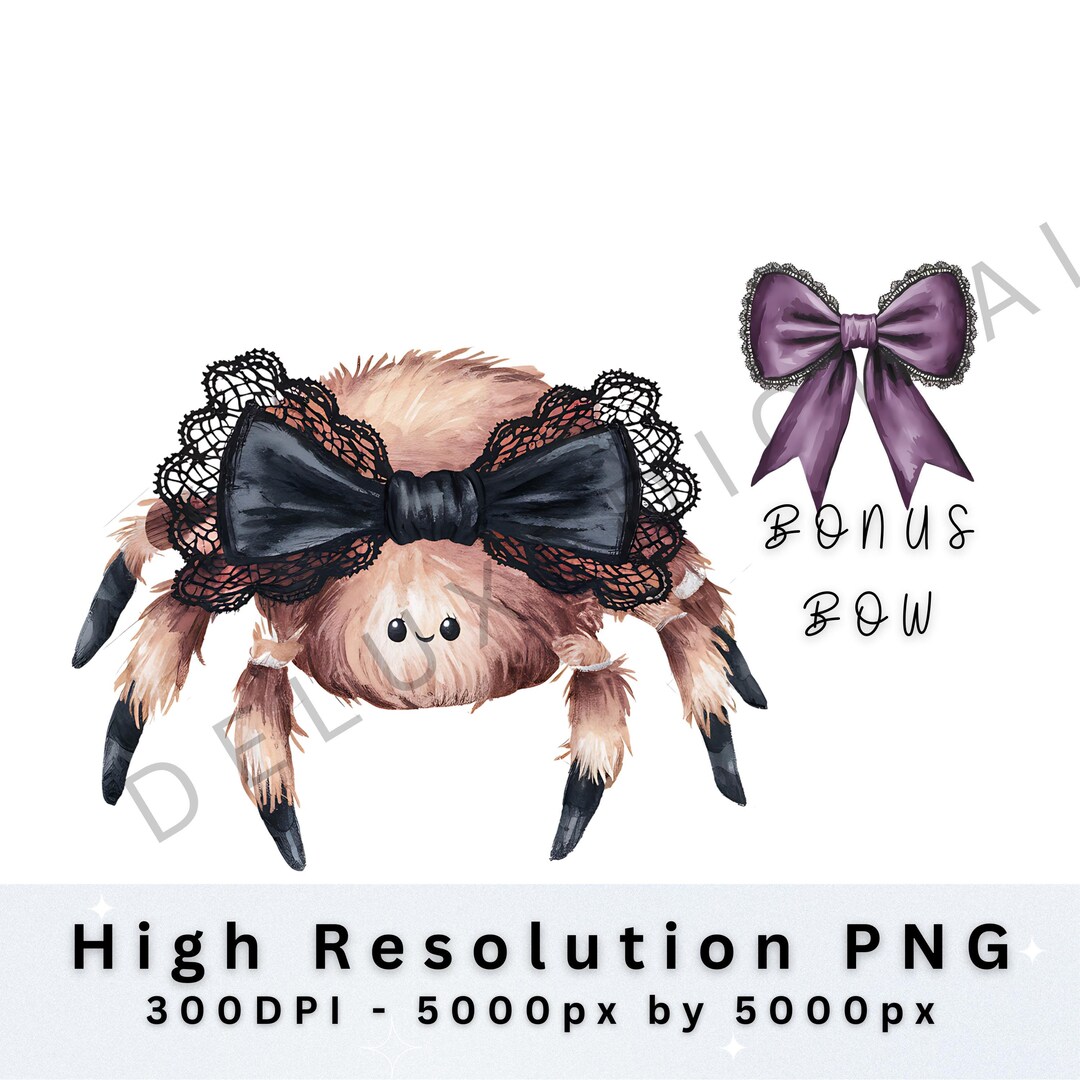 Coquette Spider PNG Designs for Shirts Halloween Coquette Shirt ...