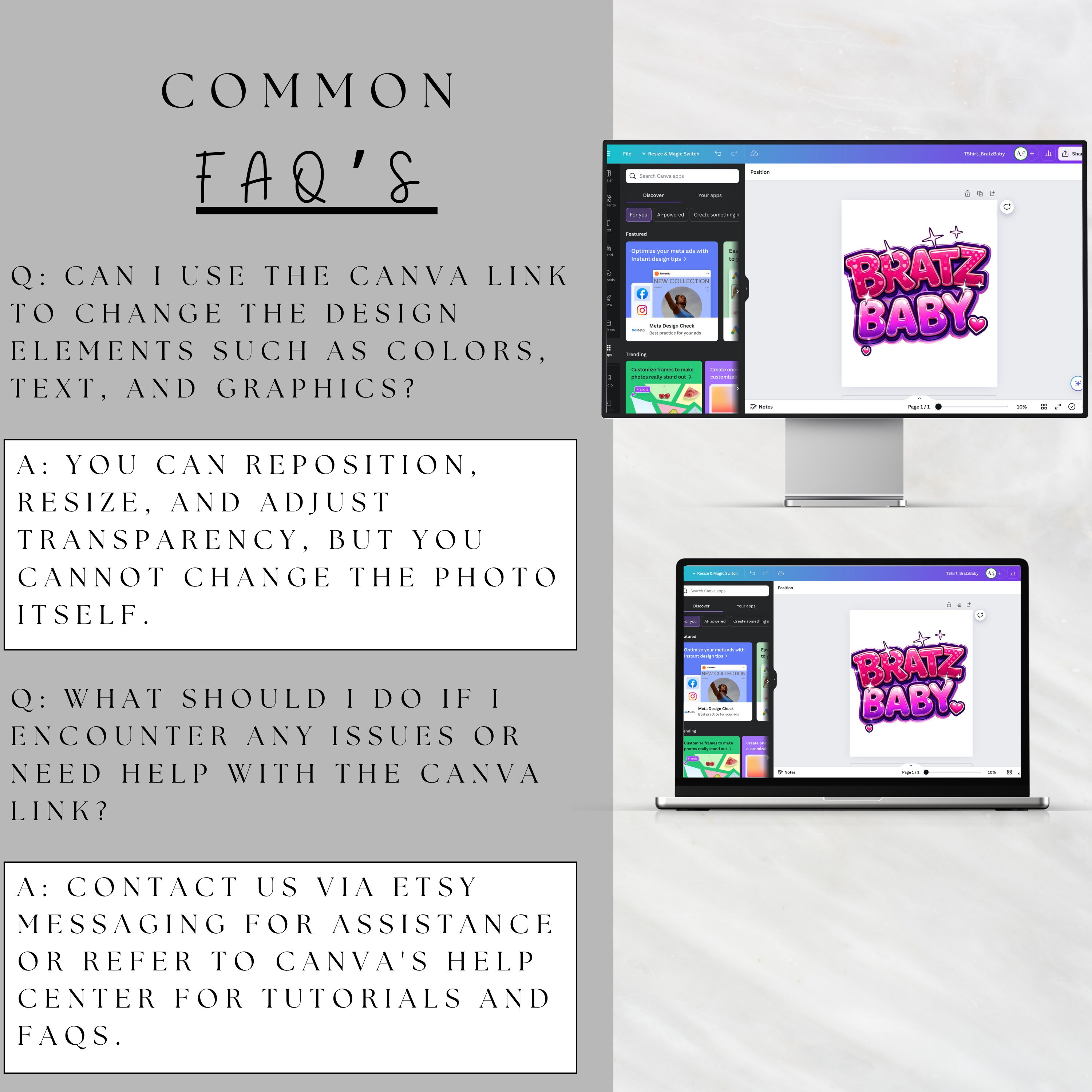 Bratz Baby PNG Canva Template Popular Y2k T-shirt Design Popular and ...