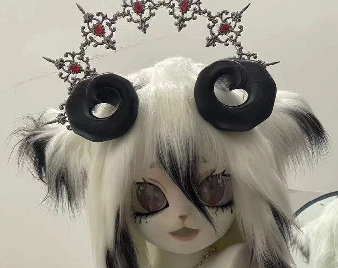 Kig Gothic Lamb Fursuit Head claws Furry Fursona Fantasy Creatures - Etsy