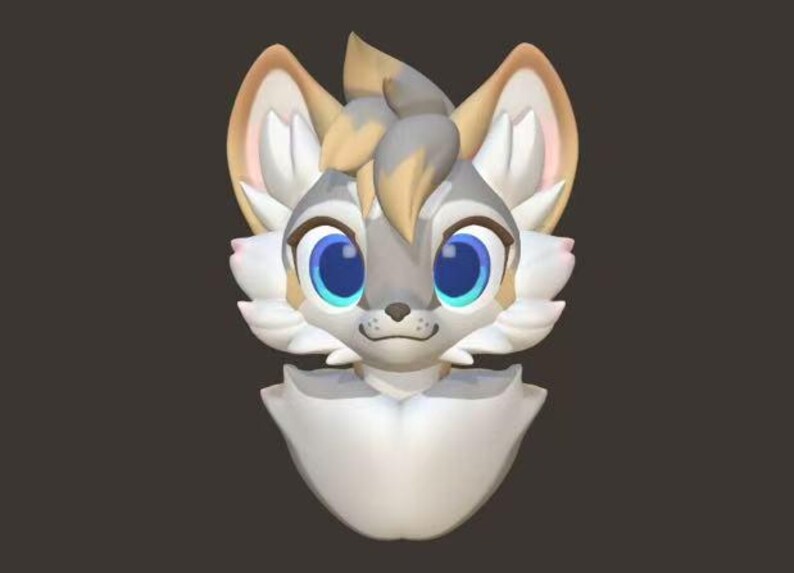 Fursona 3D Modeling,profile Pic Commission,custom Cute Furry Art,figure ...