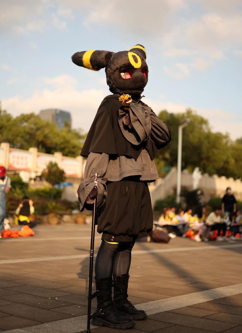 Umbreon Head Plush – Custom Fursuit Head - Etsy
