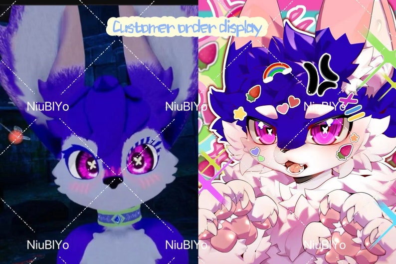 Custom Fursona Profile Picture Commission, Furry Art Commission, Animal ...