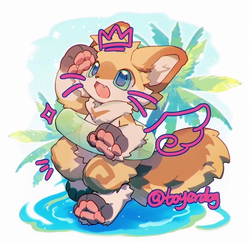 Fursona Profile Pic Commission Custom Cute Furry Art - Etsy