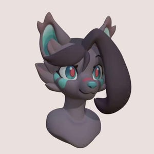 Fursona 3D Modeling,profile Pic Commission,custom Cute Furry Art,figure ...