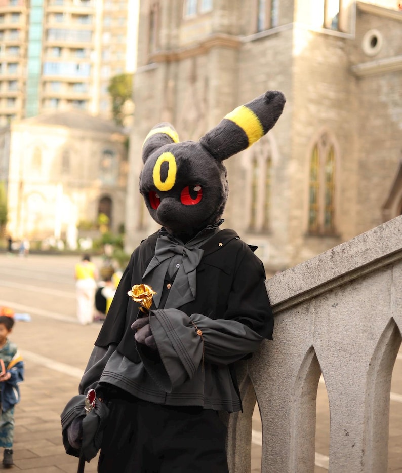Umbreon Head Plush – Custom Fursuit Head - Etsy