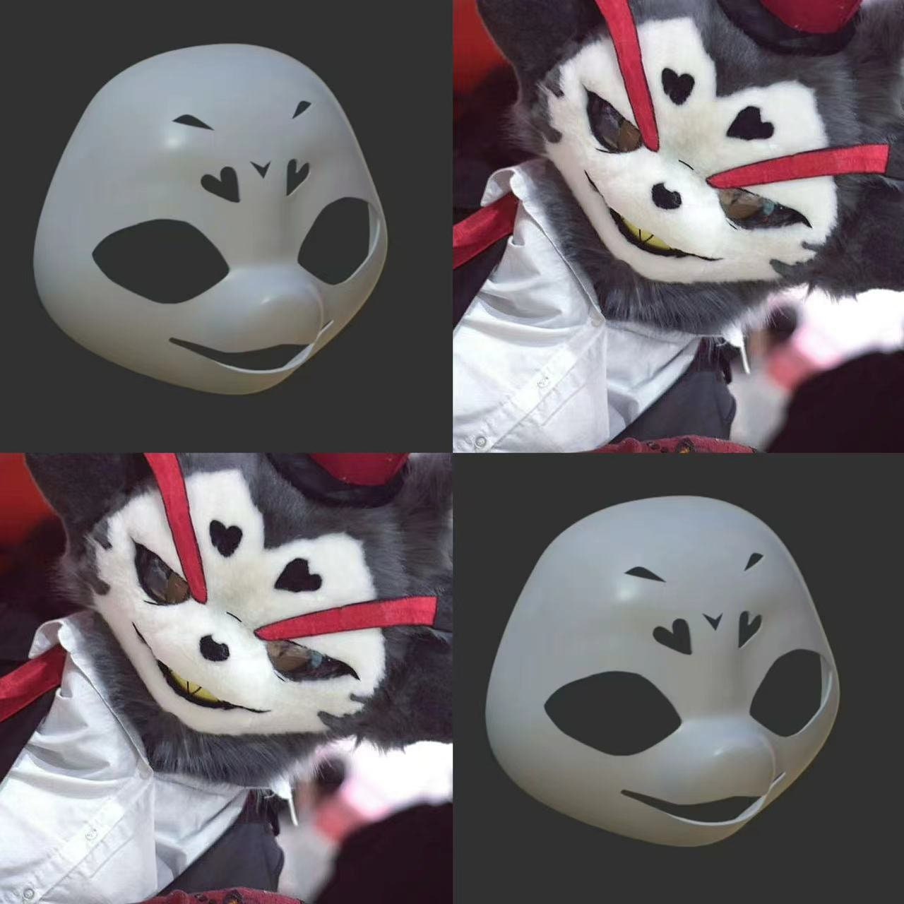 Husk Hazbin Hotel Kig Style Fursuit Fursuit Head Base Cosplay Fantasy ...