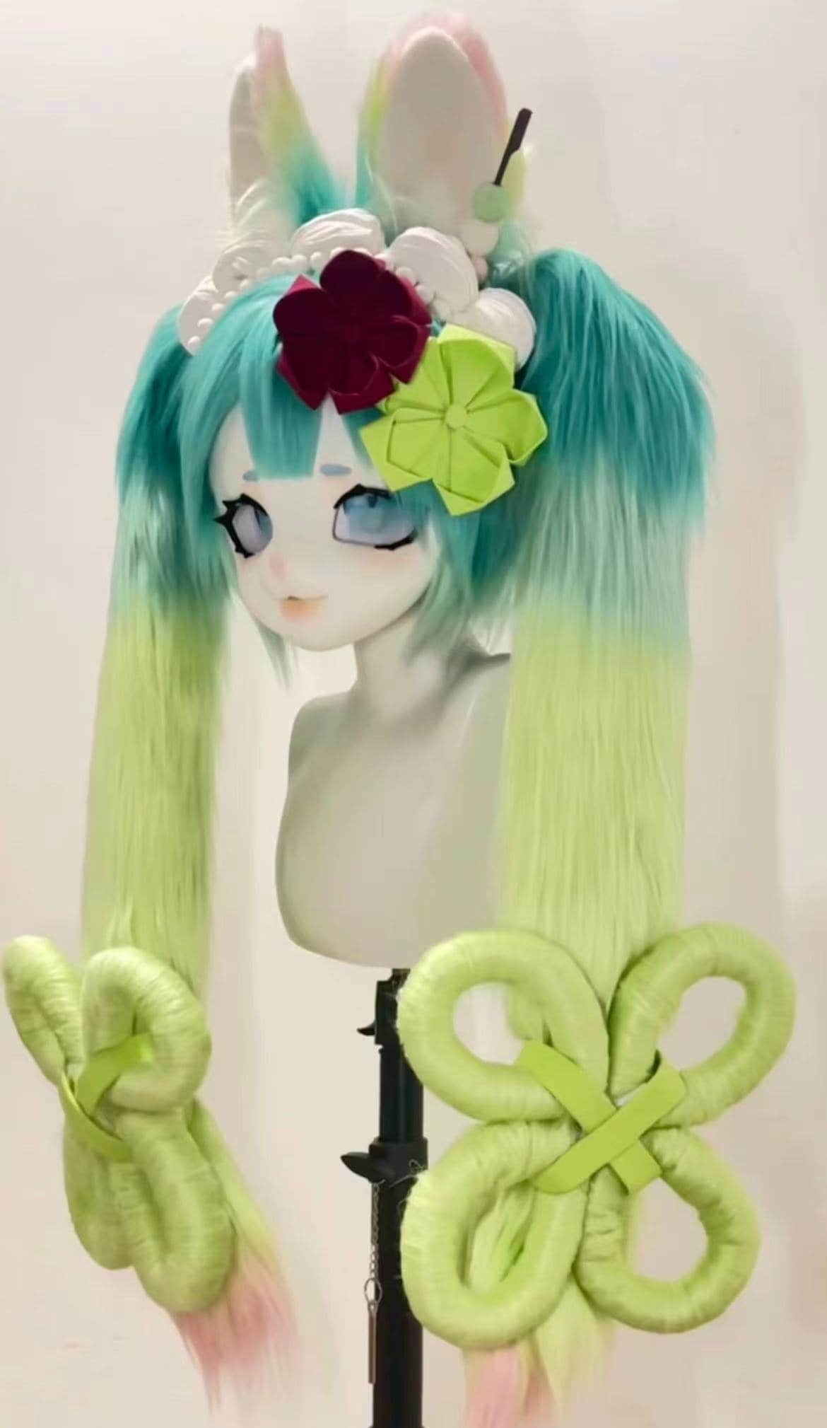 Kig Matcha Hatsune Miku Fursuit Furry Fursona Fantasy Creatures - Etsy