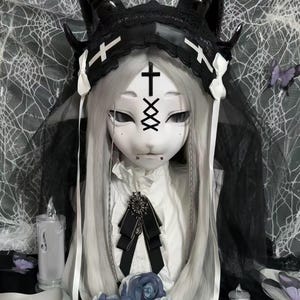 Kig Gothic Sheep Fairy Fursuit Head Furry Fursona Fantasy Creatures - Etsy