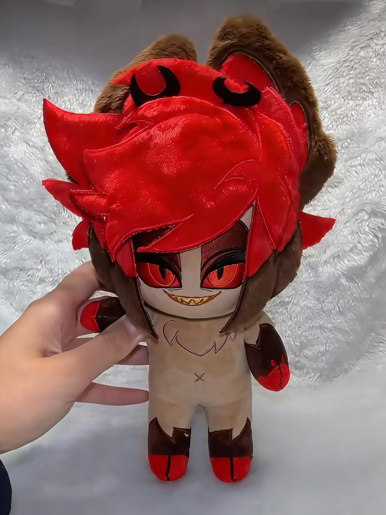 Hazbin Hotel Alastor Plush 20cm - Etsy UK
