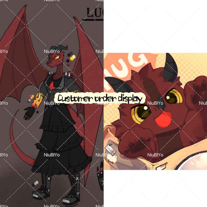 Custom Fursona Profile Picture Commission, Furry Art Commission - Etsy