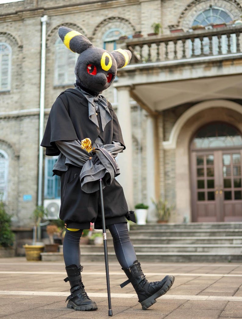Umbreon Head Plush – Custom Fursuit Head - Etsy