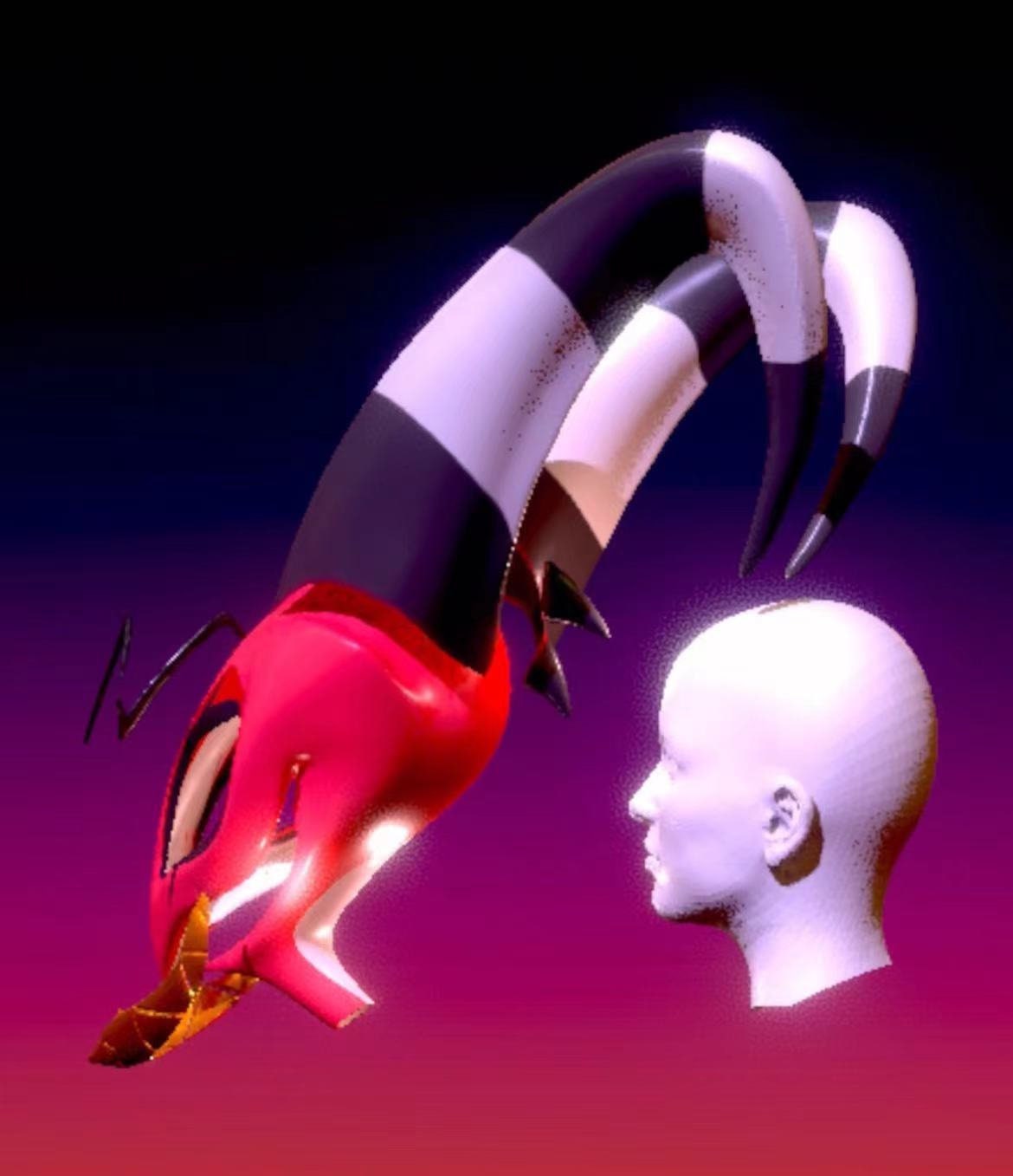 Helluva Boss Blitzo Fursuit Head Style Fursuit Only Head Base - Etsy UK