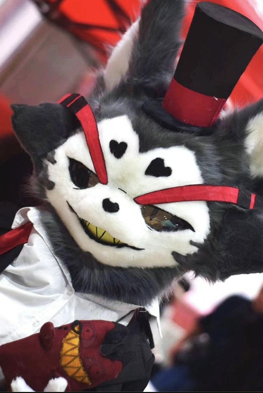 Husk Hazbin Hotel Kig Style Fursuit Fursuit Head Base Cosplay Fantasy ...