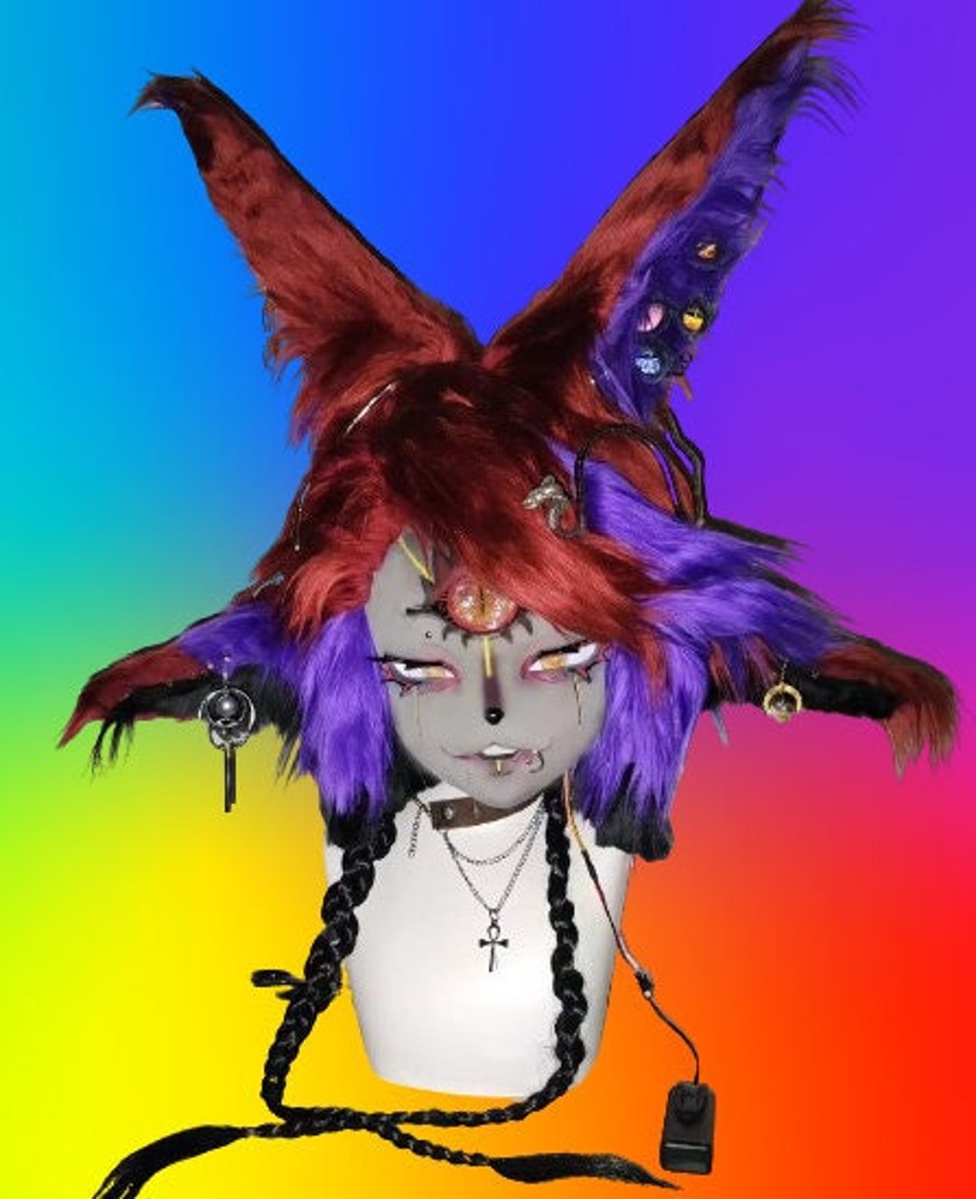 Kig Four-eared Demon Fursuit Furry Fursona Fantasy Creatures - Etsy