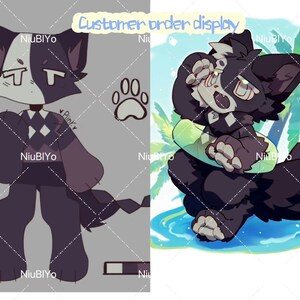 Custom Fursona Art Commission, Furry Profile Picture, Animal Design - Etsy