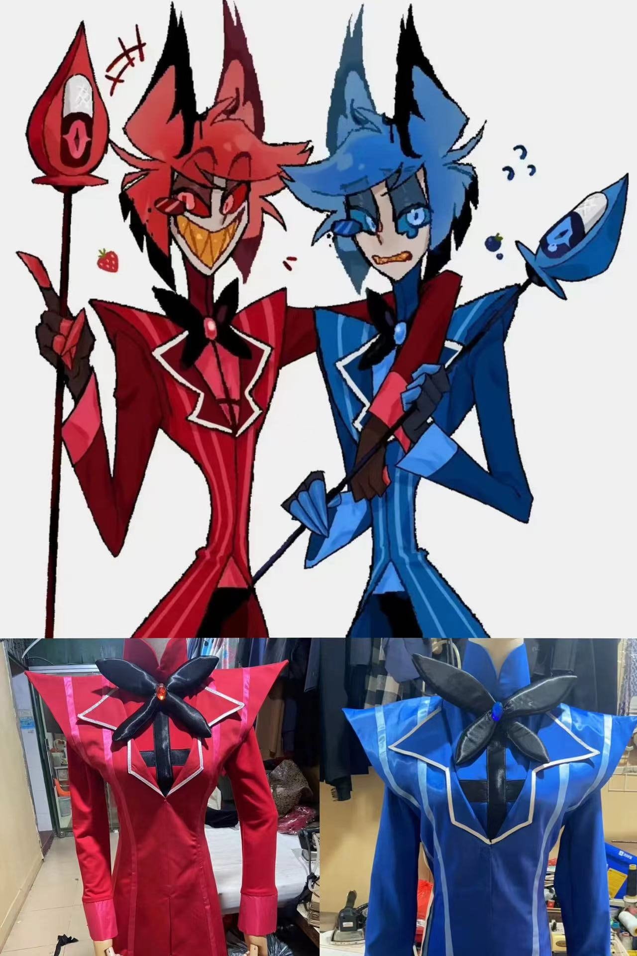 Hazbin Hotel Alastor Fursuit Head Style Fursuit Furry Fursona Fantasy ...