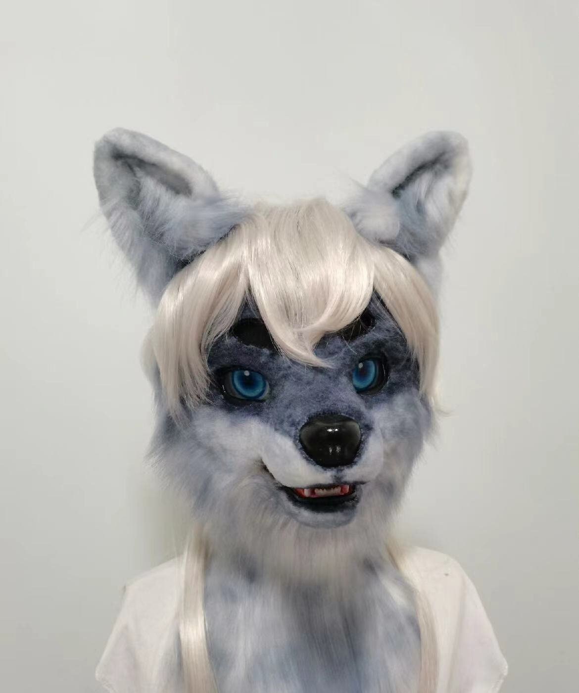 In Stock Semi-realistic Wolf Fursuit Furry Fursona Fantasy Creatures ...