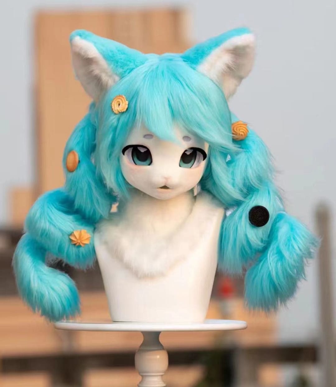 Kig Hatsune Miku Fursuit Head Furry Fursona Fantasy Creatures 3 ...