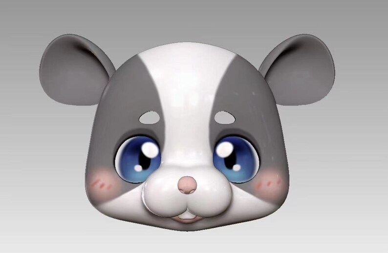 Kemono 3D Fursuit Head Base Stl OBJ File 3D Printing File - Etsy