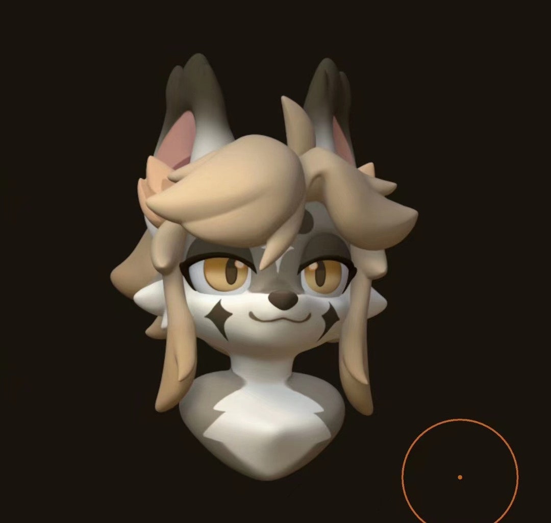 Fursona 3D Modeling,profile Pic Commission,custom Cute Furry Art,figure ...