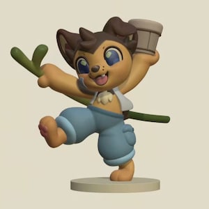 Fursona 3D Modeling,profile Pic Commission,custom Cute Furry Art,figure ...