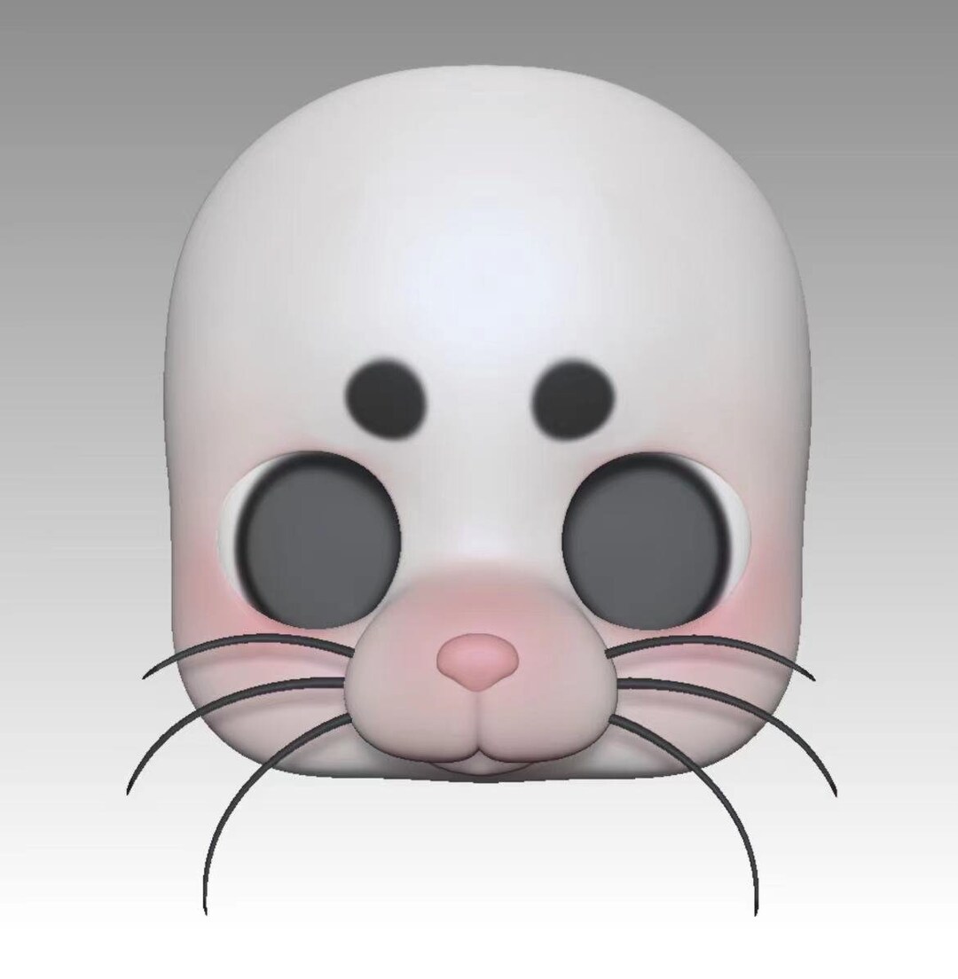 Kemono 3D Fursuit Head Base Stl OBJ File 3D Printing File - Etsy