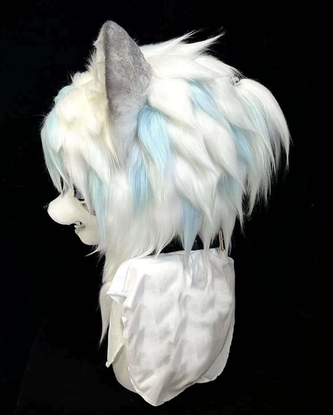 Kig Snow Leopard Fursuit Head Furry Fursona Fantasy Creatures - Etsy