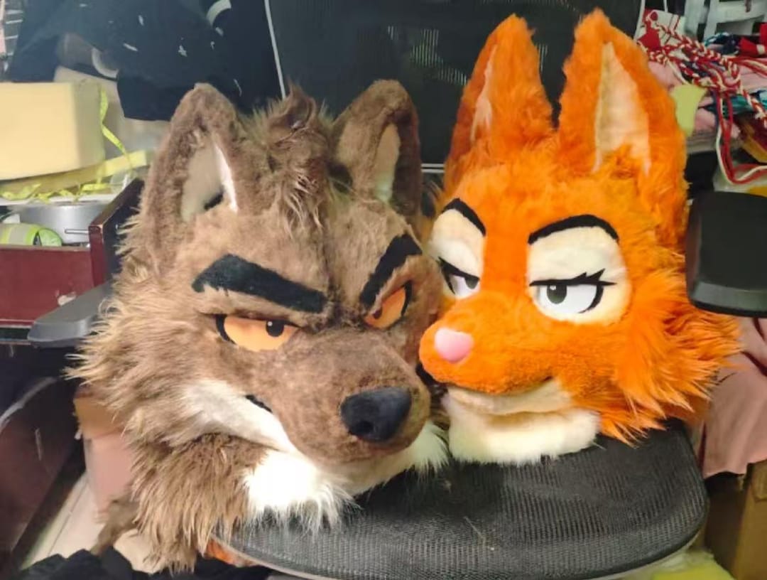 The Bad Guys 2 Mr. Wolf Fursuit Head Furry Fursona Fantasy Creatures - Etsy
