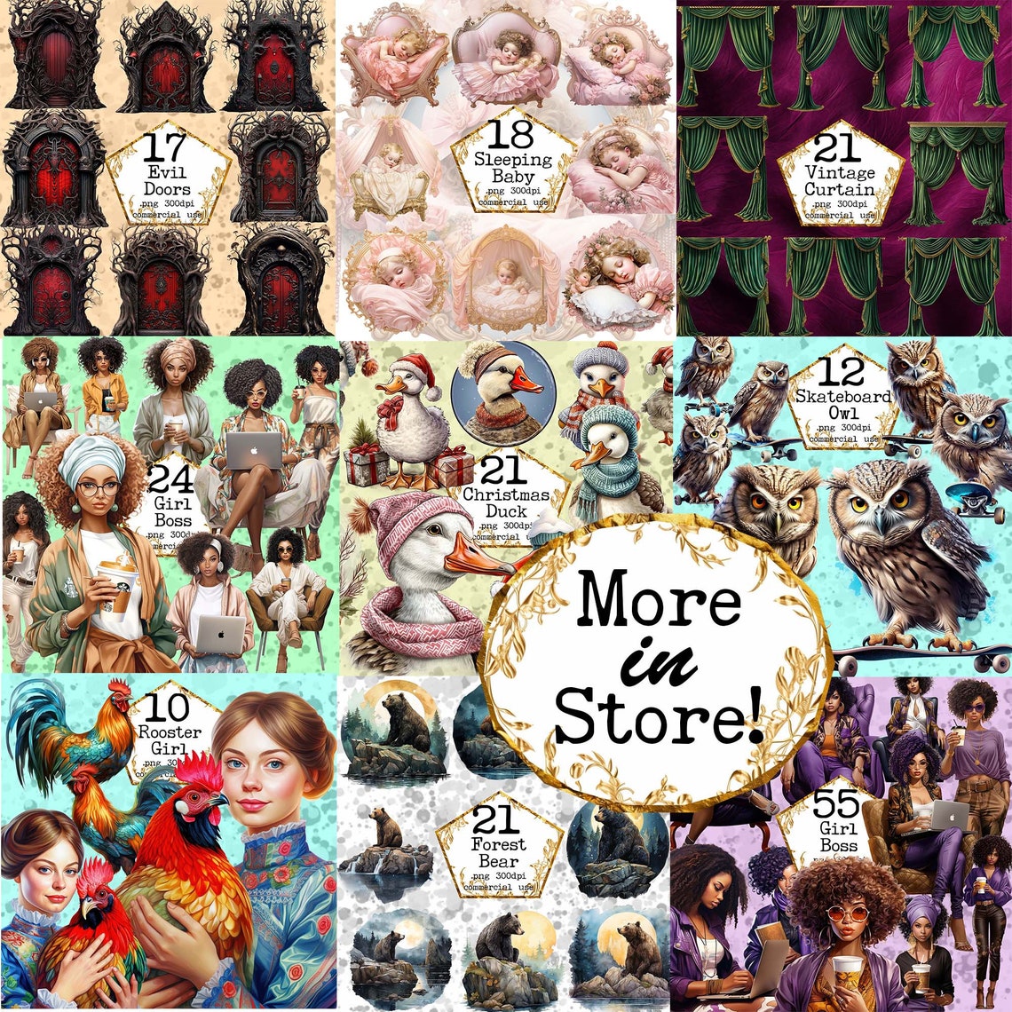 PNG Laundry Clipart Bundle PNG Clothes Line Clipart Invitation Elements ...