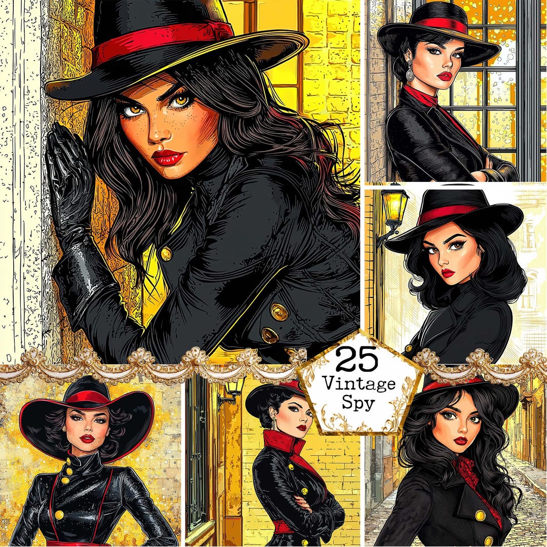 JPEG Pop Art Inspired Detective Graphics Spy Art Commercial Use Pop Art ...