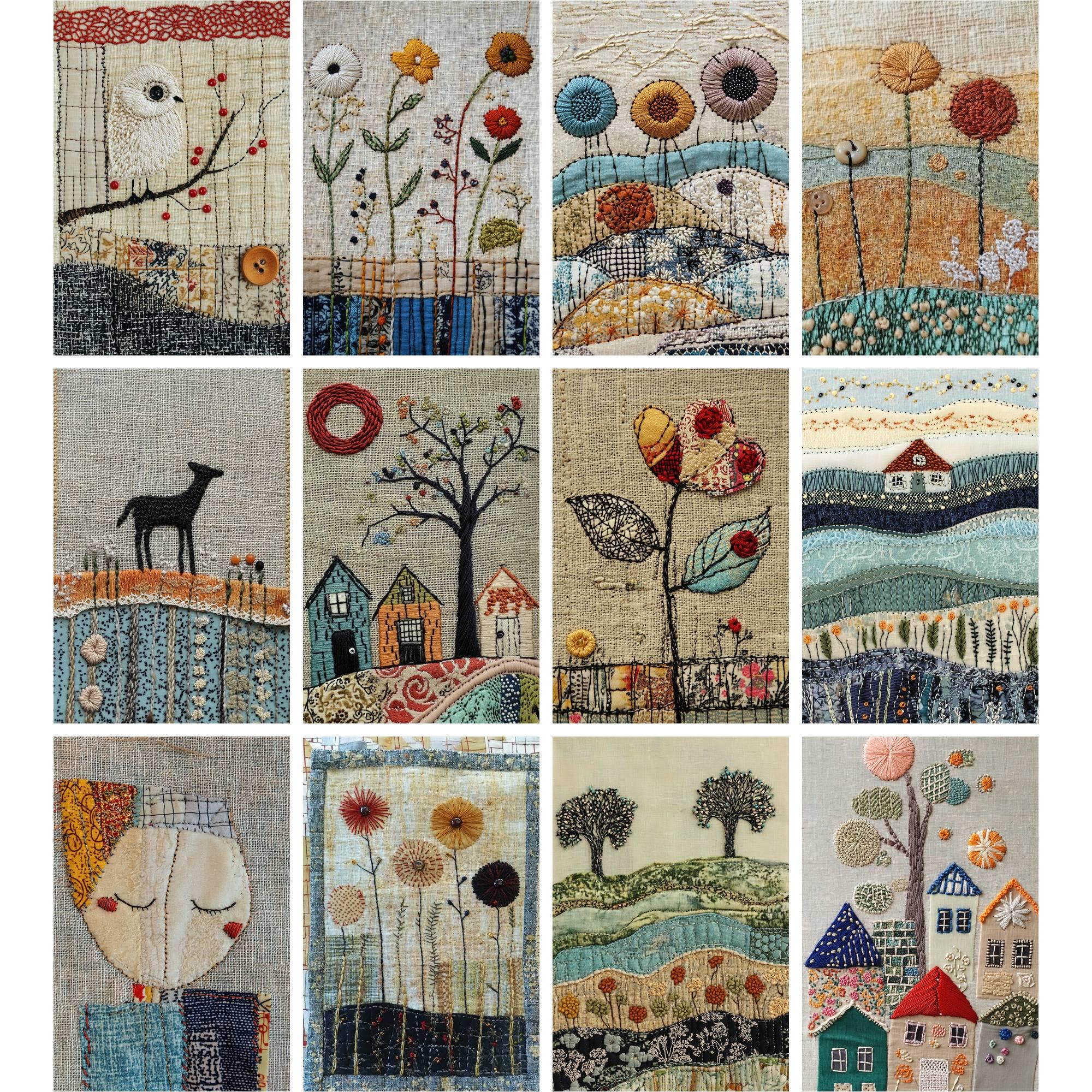 140 Quilt Blanket - Printable Pages, Junk Journal, Winter Digital ...